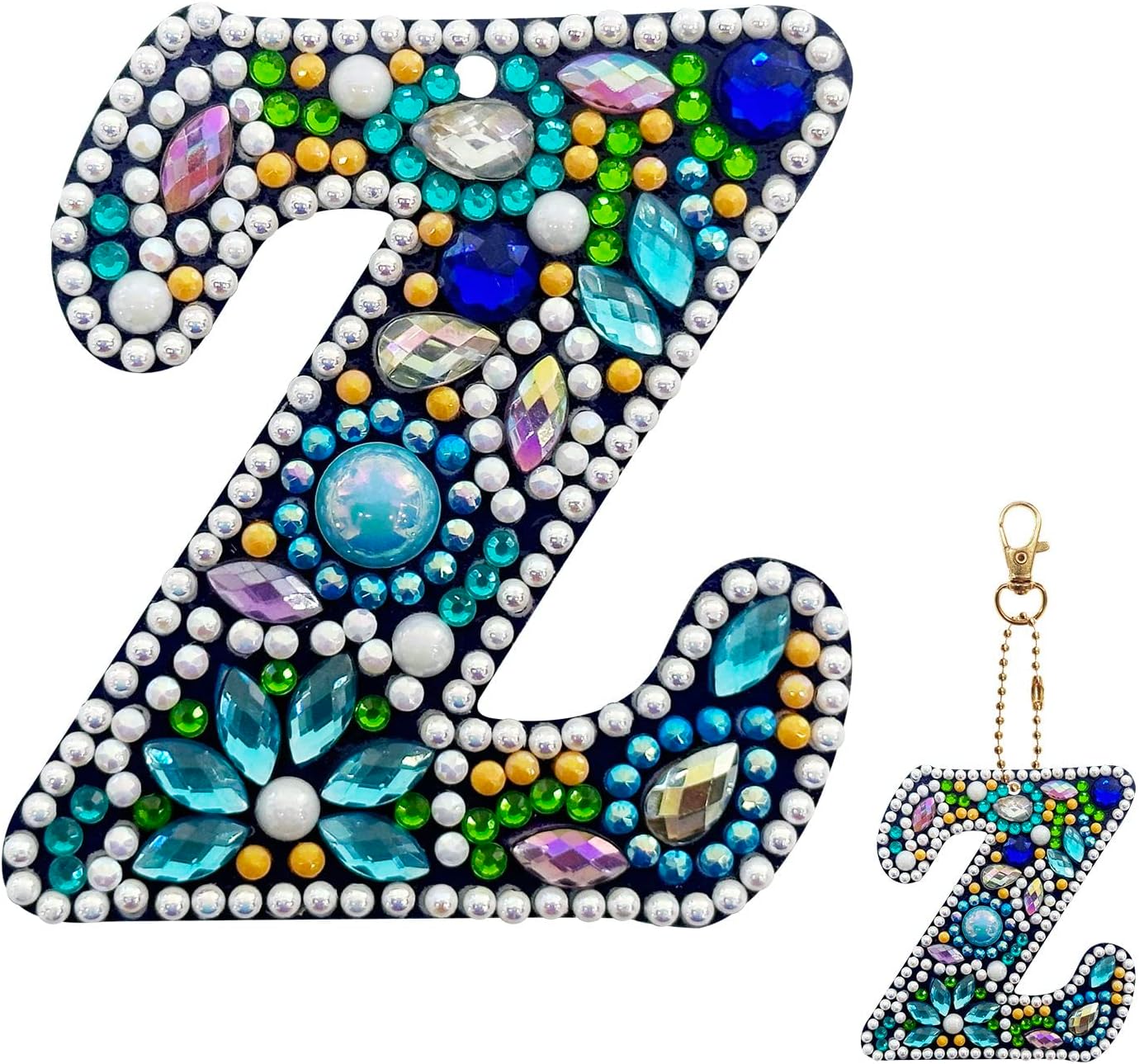 Amazon.com: YOYA 5D Double Sided Diamond Painting Keychain DIY Full ...