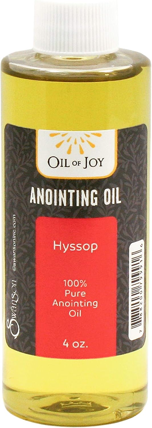 Amazon.com: Swanson Christian Anointing Oil-Hyssop-4 Oz : Health ...