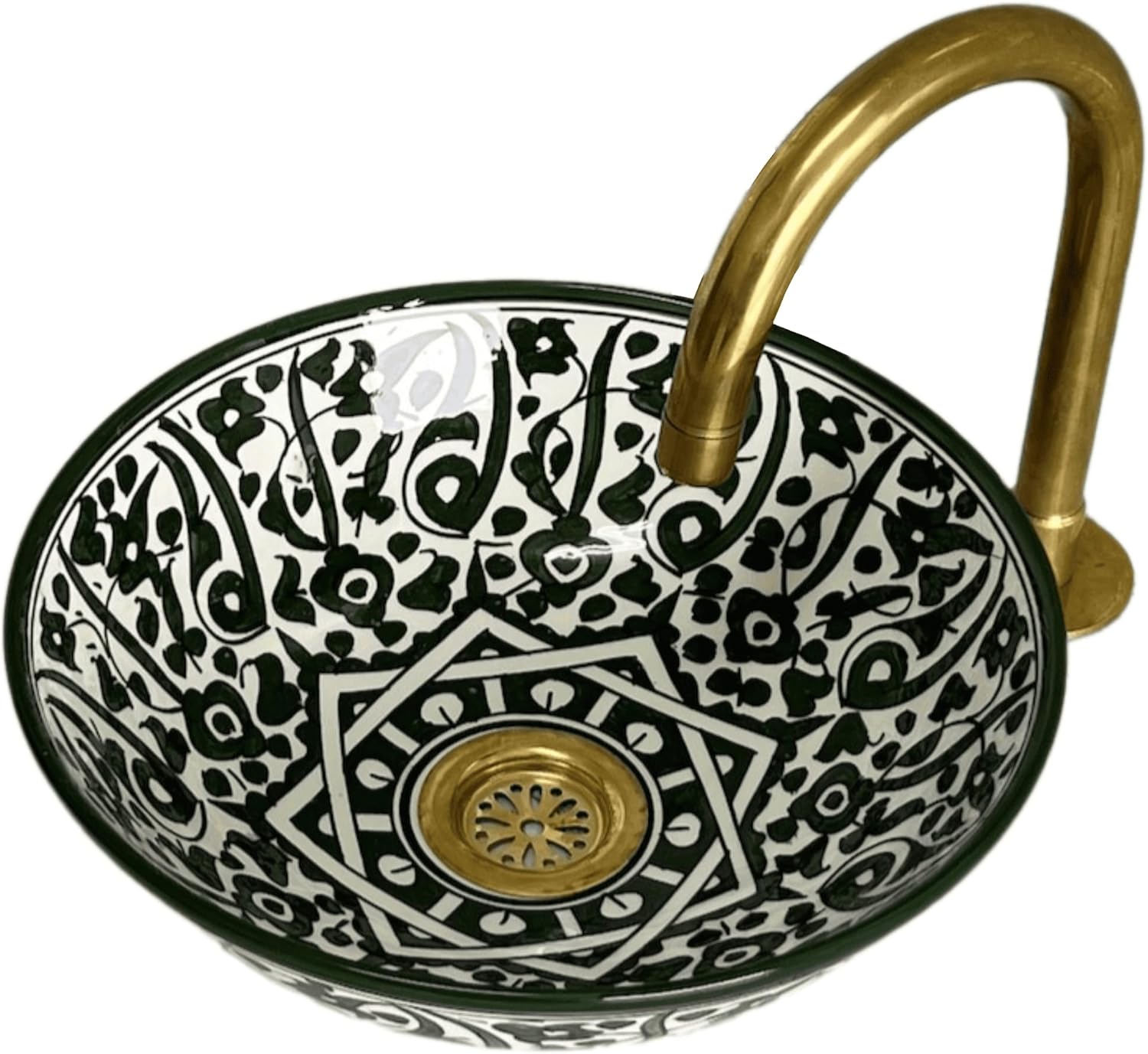 Ceramic Sink For Bathroom | Green Sink For Towlet | Undermount Vessel ...