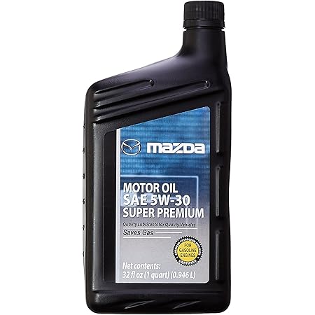 Amazon.com: Genuine Mazda Accessories (0000-77-5W30-QT) SAE 5W-30 Super ...