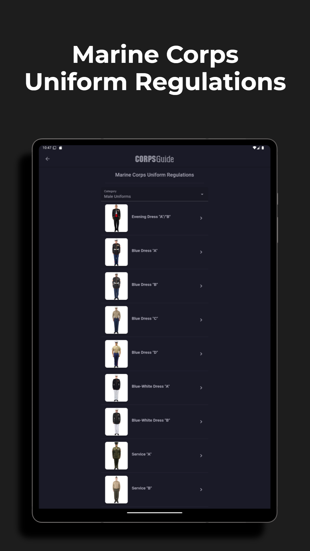 CorpsGuide - App on Amazon Appstore