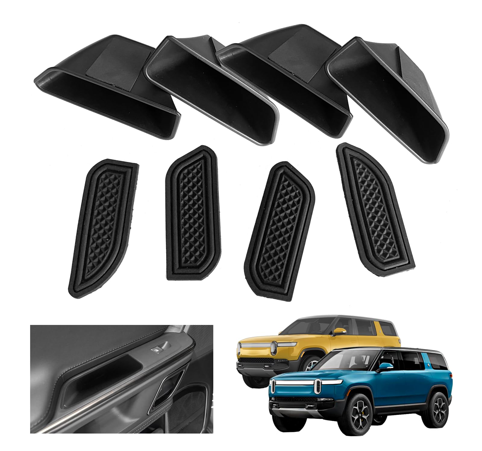 Snapklik.com : XXCIWP 2022 2023 2024 Rivian R1T Door Side Storage Box ...