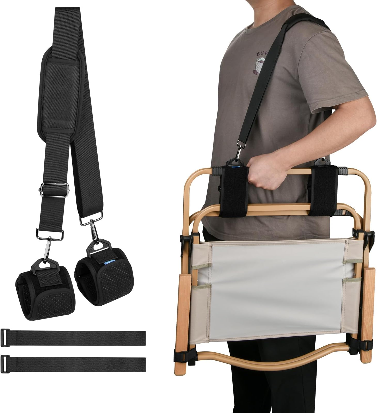Amazon.com: Xxerciz Carry Strap for Beach Chair Folding Chair ...