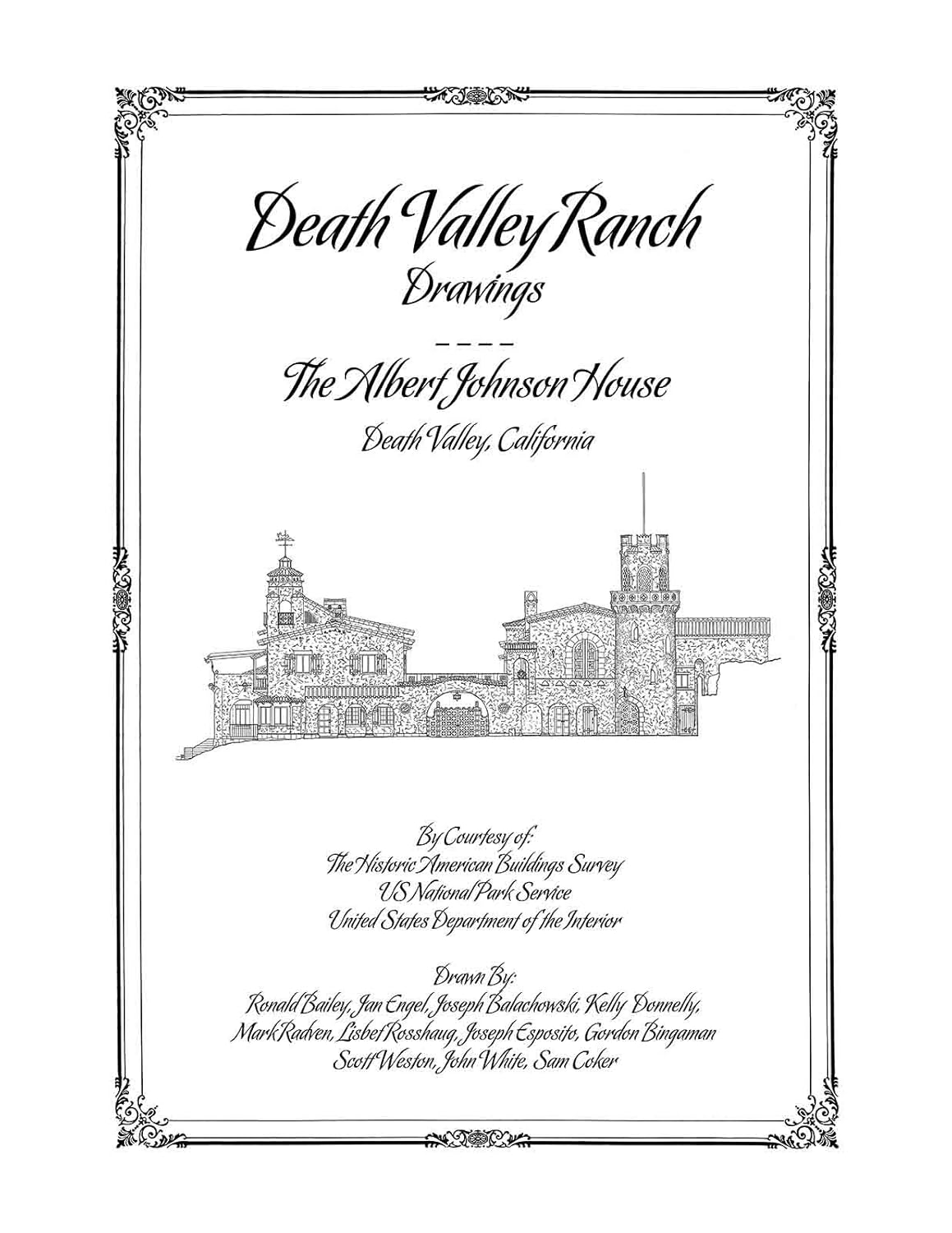 Death Valley Ranch Drawings, The Albert Johnson House: J. Randal ...