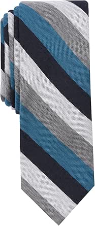 Bar III Mens Dupont Stripe Skinny Neck Tie Blue O/S at Amazon Men’s ...