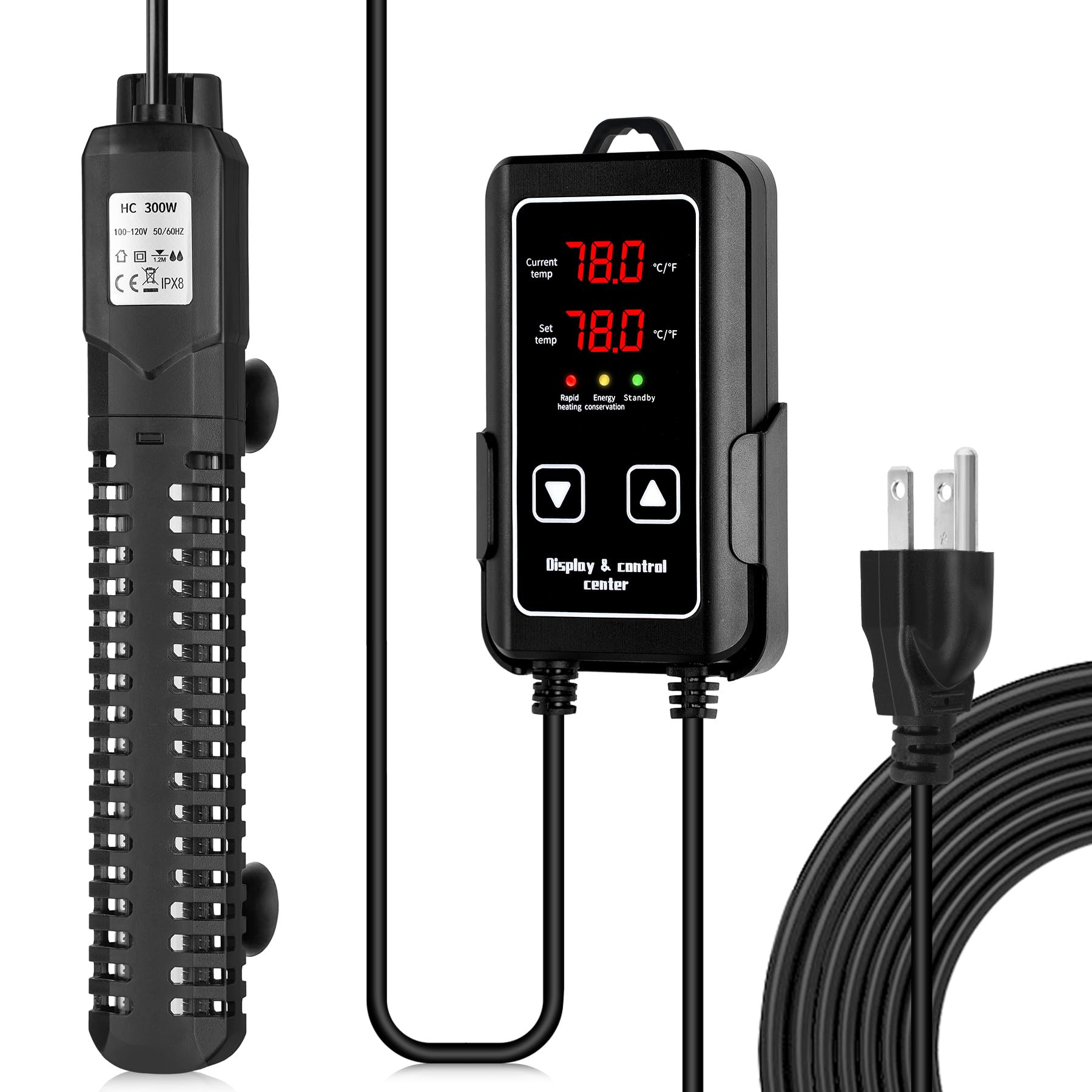 Amazon.com: Aquarium Heater for Fish Tank: 300W Fish Tank Heater ...