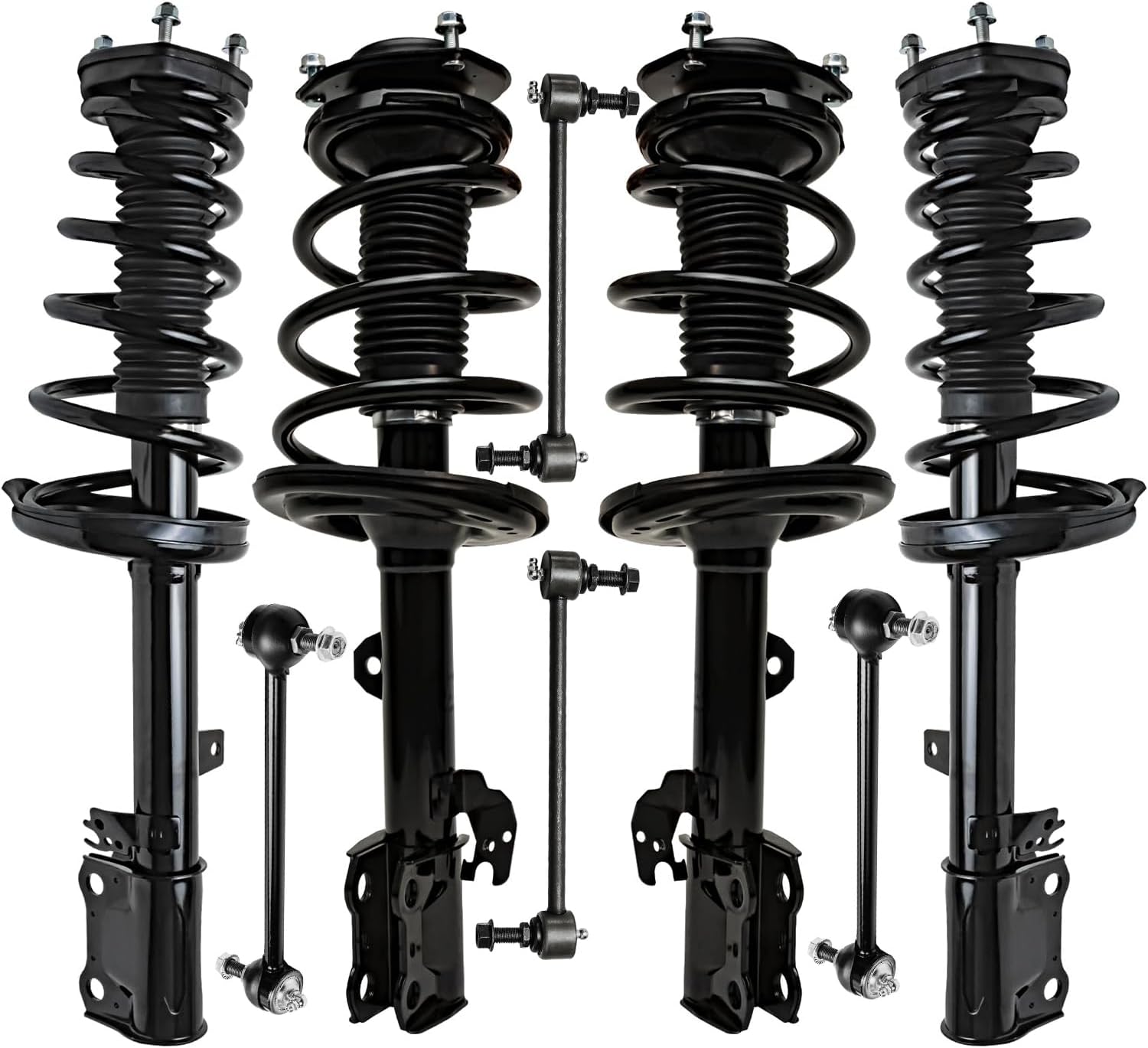 Amazon.com: Detroit Axle - AWD 8pc Struts Suspension Kit for Toyota ...