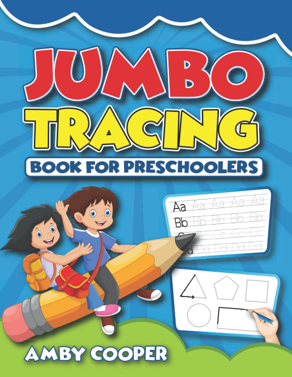 Amazon.com: Jumbo Tracing Book for Preschoolers: Practice Handwriting ...