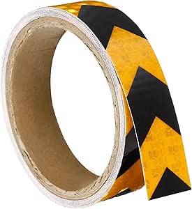 Amazon.com: PATIKIL Reflective Tape, 1 Roll 10 Ft x 1-inch Waterproof Adhesive High Visibility ...