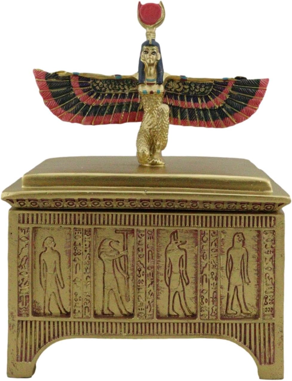 Gifts & Decor Ebros Egyptian Goddess Isis With Open Wings Golden ...