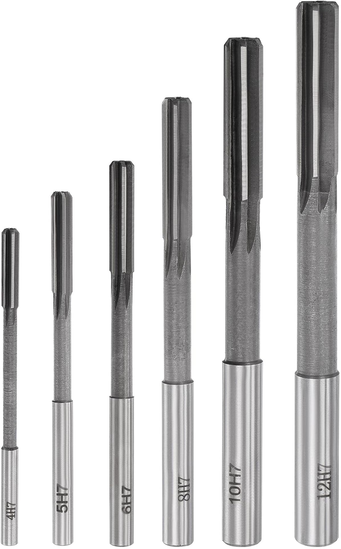 POWERTOOL HSS Reamer, Straight Shank Hand Reamers 9Pcs (2-10mm) H7 ...