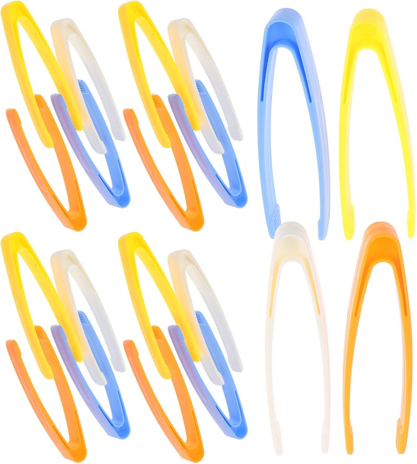20Pcs Toddler Plastic Bead Tweezers for Crafts or Sorting - Sensory ...