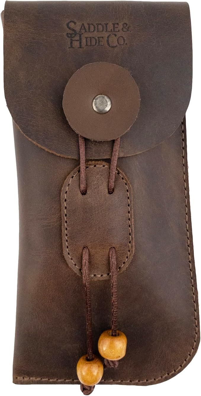 Saddle & Hide Co., Eyeglasses Case Handmade from Full Grain Leather ...