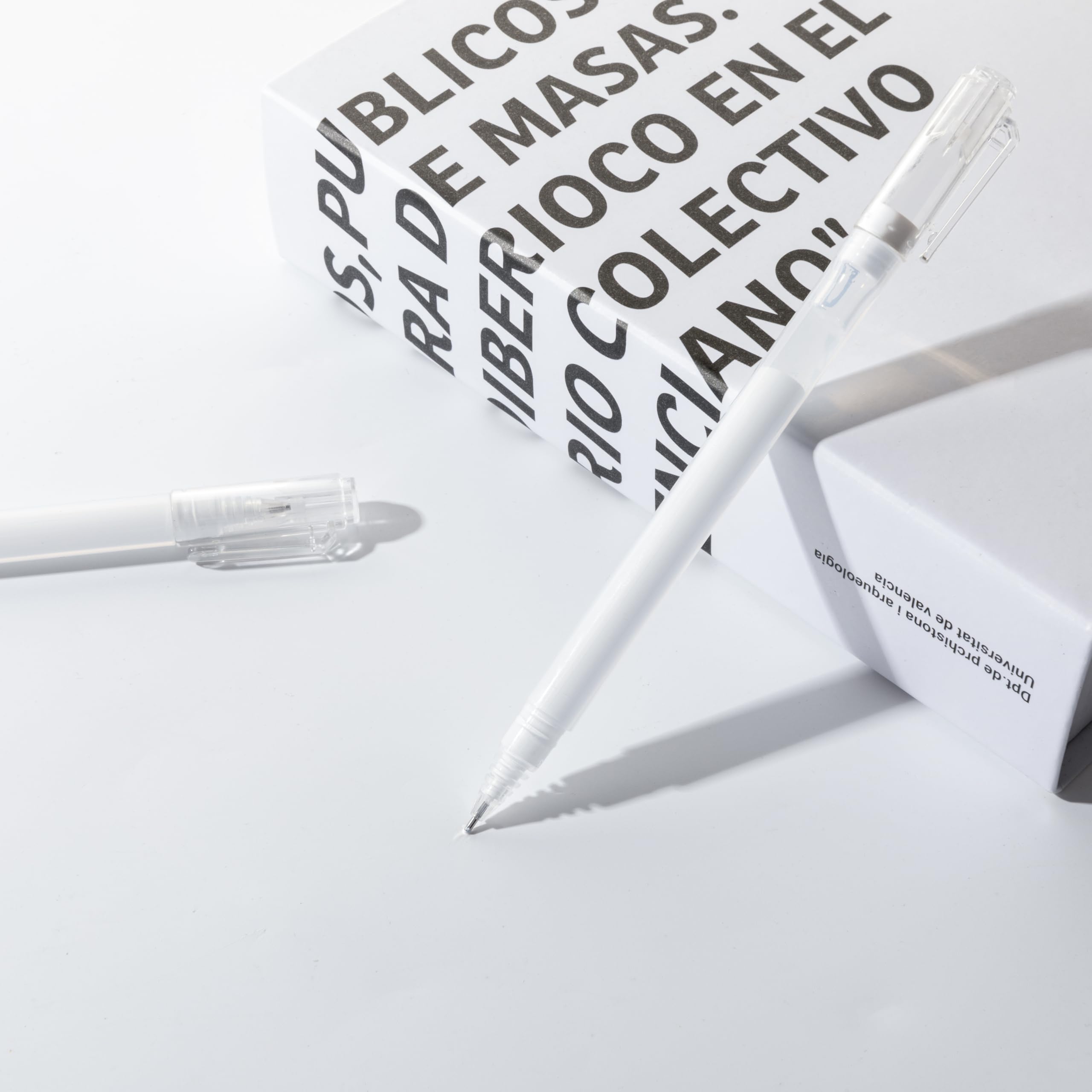 Snapklik.com : White Gel Pen Set, 3 Pack, 1mm Gel Ink Pens Opaque White ...