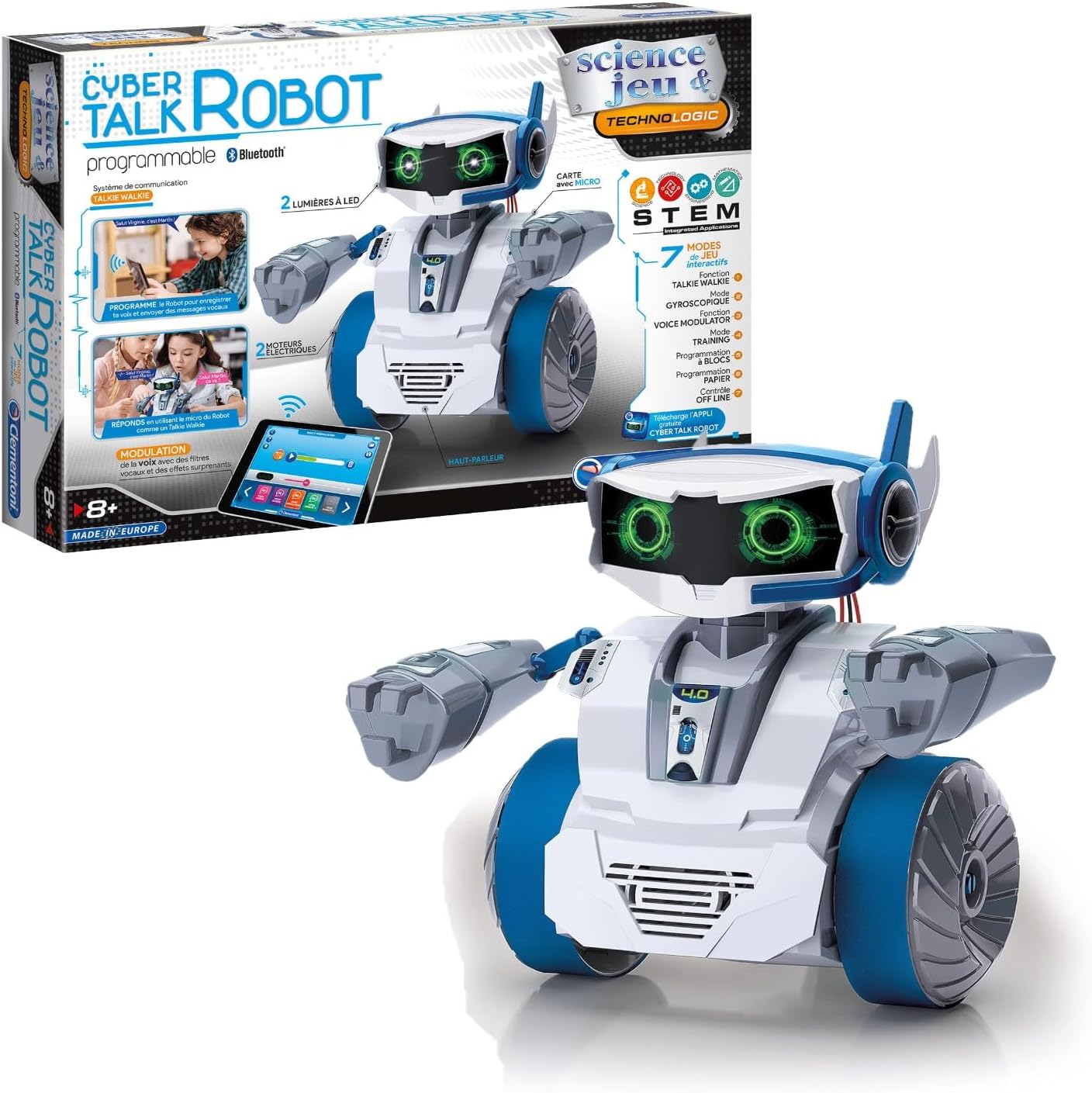 Clementoni - 52415 - Science and Play Robotics - Cyber Talk Robot ...