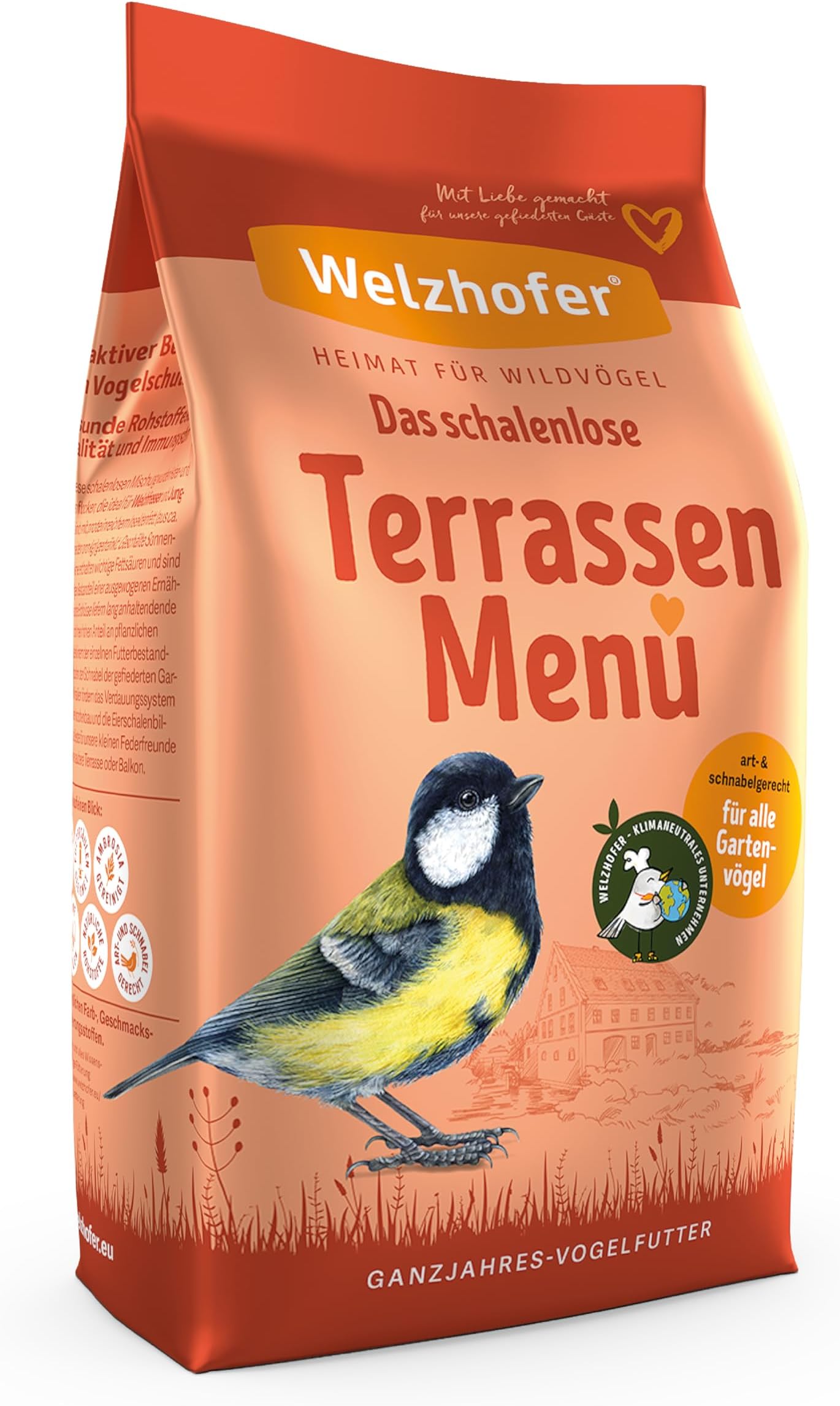 Welzhofer Vogelfutter Kennenlernpaket - 6,8 kg Starterset Vogelfutter ...