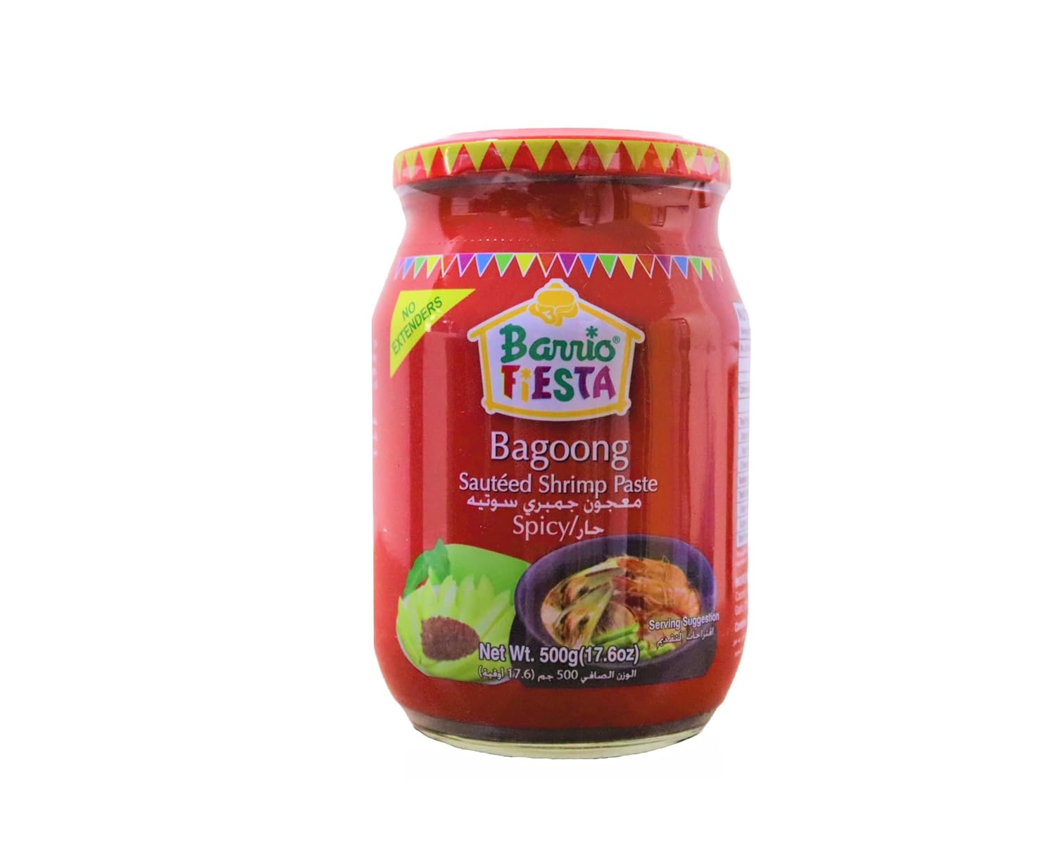 Amazon.com : Barrio Fiesta Bagoong Spicy 17.65oz : Seafood Seasoning ...