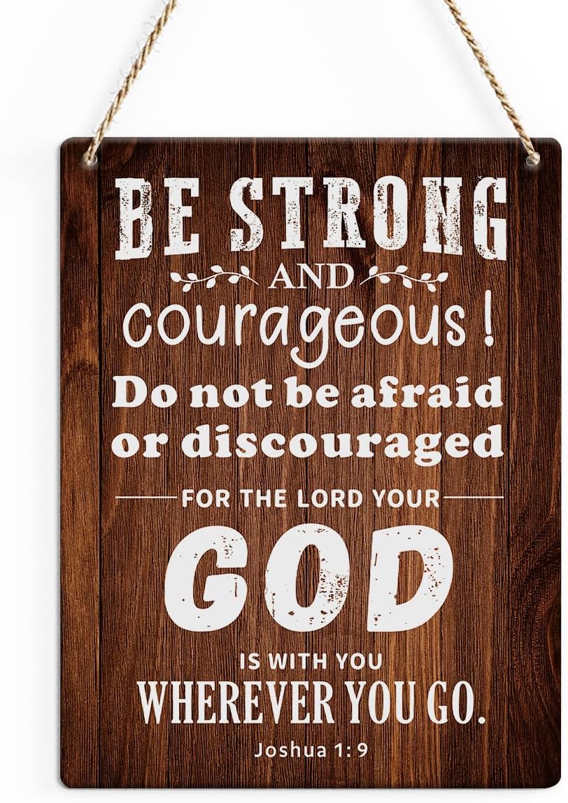 Amazon.com: Motivational Christian Wall Decor Religious Gifts Scripture ...