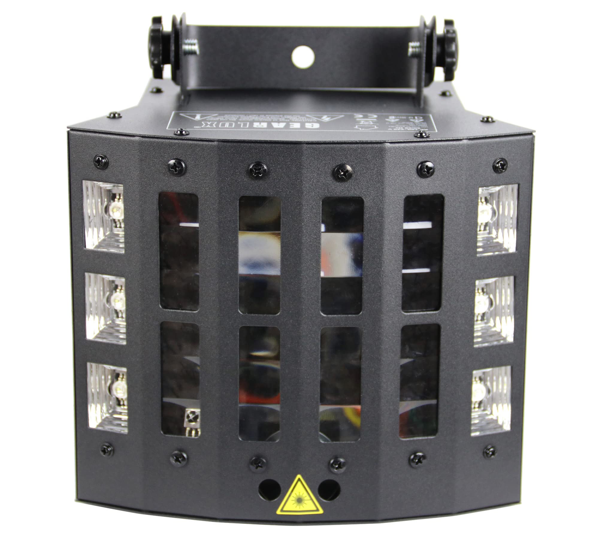 Amazon.com: Gearlux 4-in-1 LED Strobe/UV Derby Light 3-Watt 9pcs LEDs ...