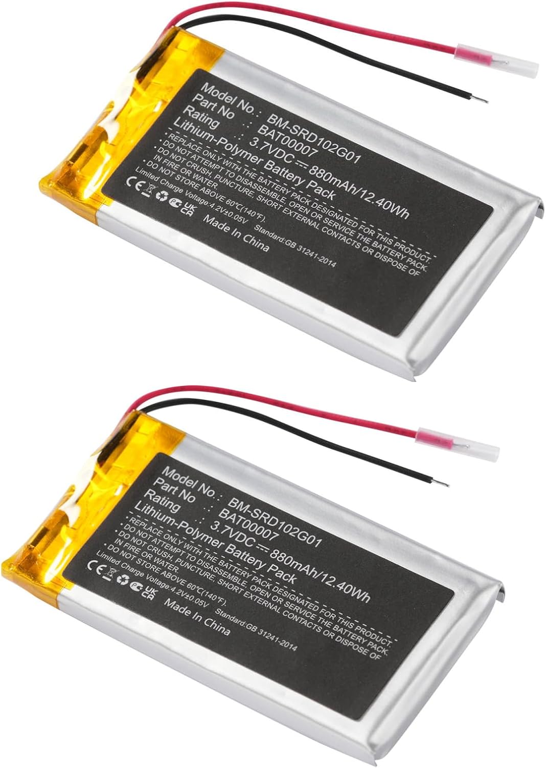 Amazon.com: Mingeris 1Pcs Battery Kaba 132-512886 PA000497 Replacement ...