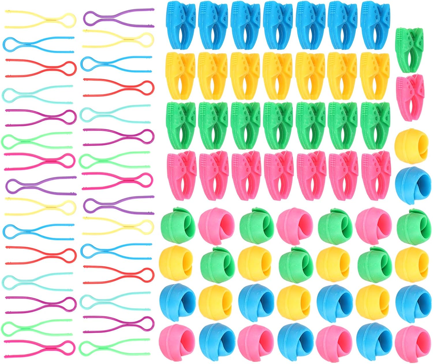 Amazon.com: Bobbins Bobbin Thread Clips Sewing Supplies Hair Roller ...