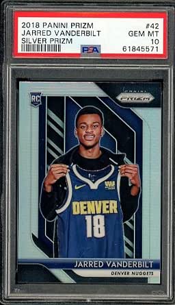 Amazon.com: Jarred Vanderbilt Rookie Card 2018-19 Panini Prizm Silver ...
