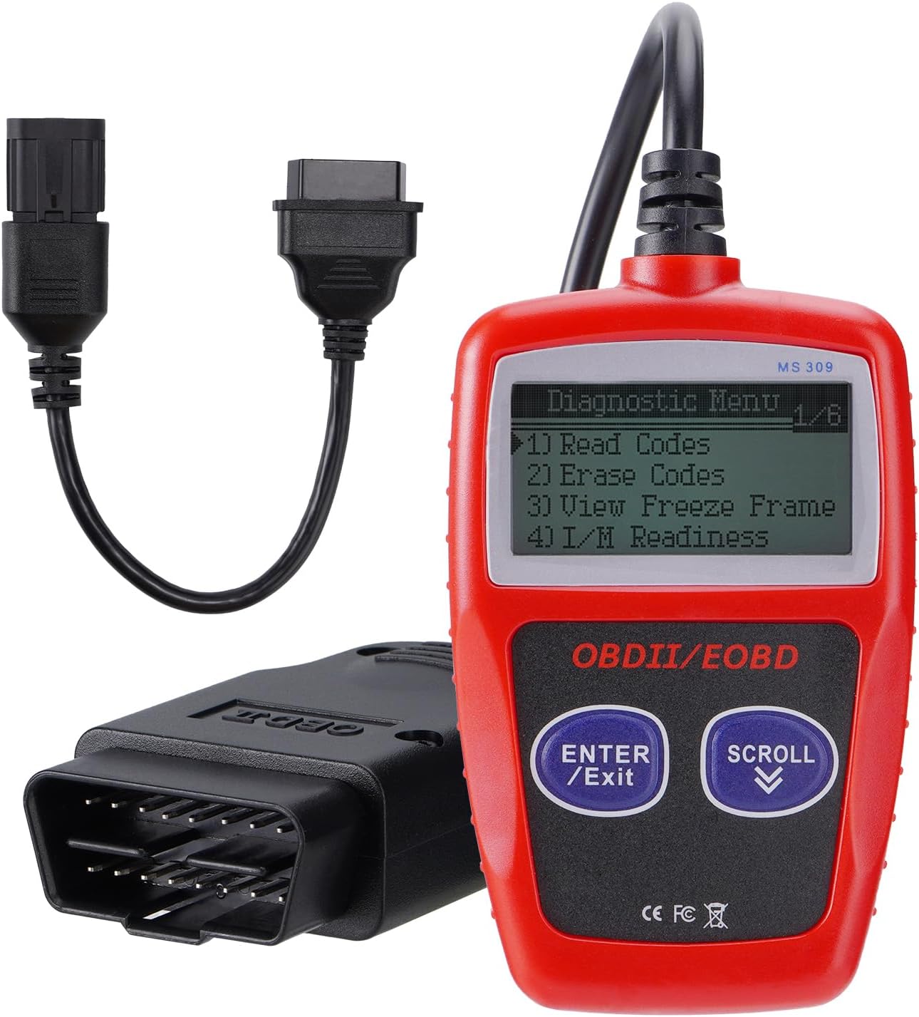 Amazon.com: Venussar OBD2 Scanner Diagnostic Tool MS309 Universal Car ...