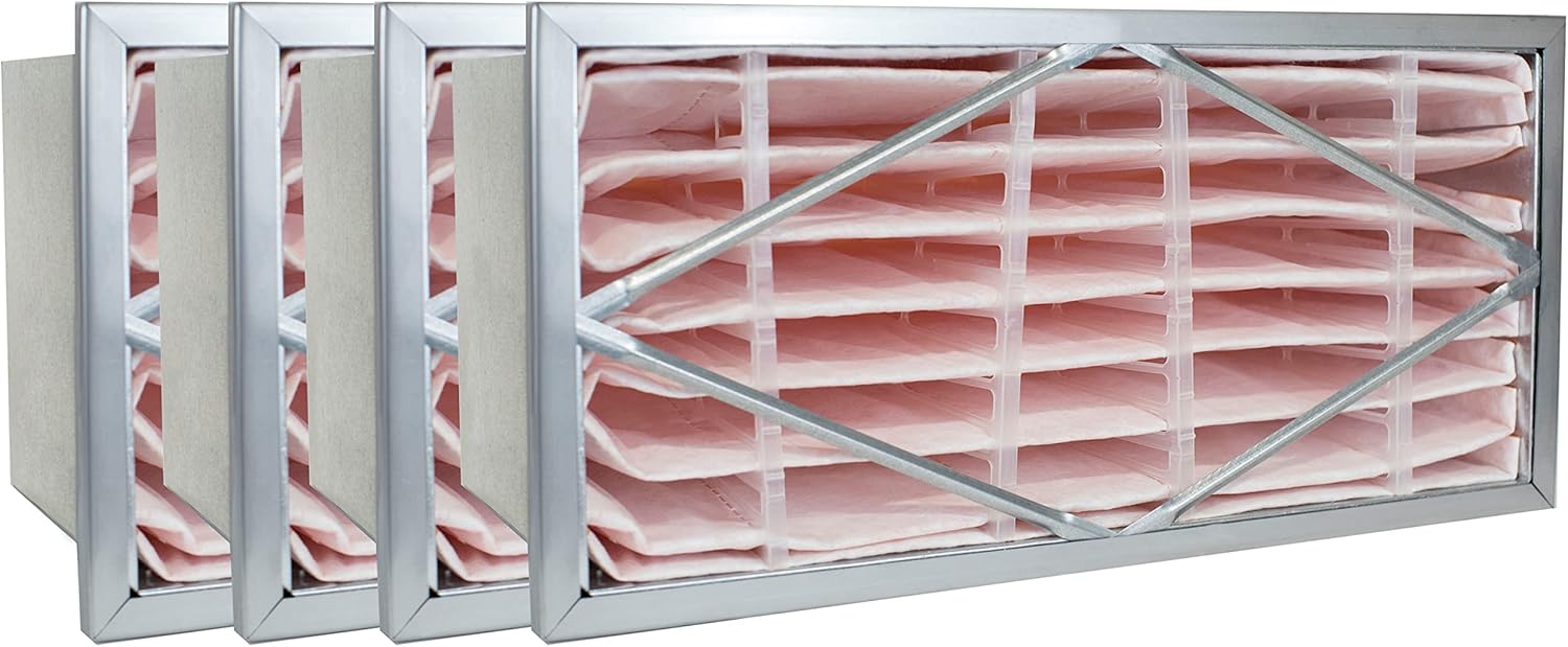 Filterbuy 20x24x12 Air Filter MERV 11, Header Rigid Cell Filters HVAC ...
