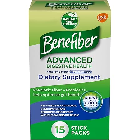 Amazon.com: Benefiber Daily Prebiotic Fiber Supplement Powder for ...