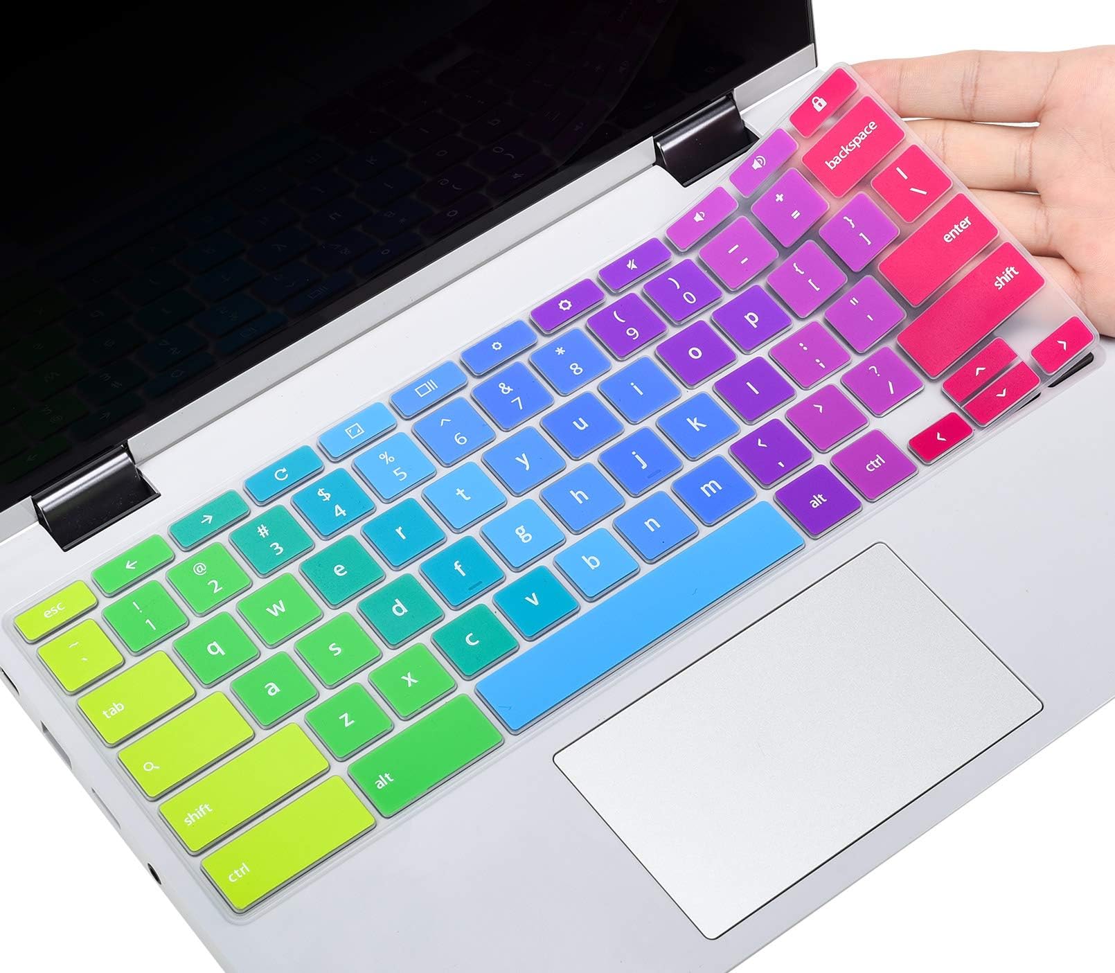 Amazon.com: Colorful Lenovo Chromebook Keyboard Cover for Lenovo ...