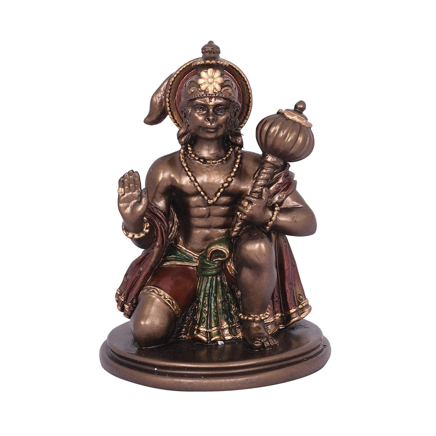 Buy Khamma Ghanni Handicraft Bronze Lord Hanuman Idol for Home & Office ...