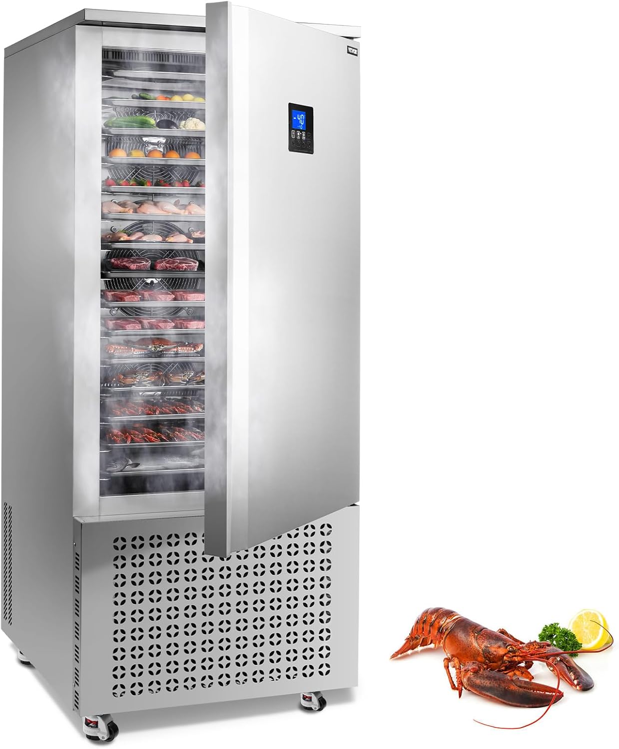 Brandclub - VEVOR Commercial Blast Freezer, 370 L / 13.1 Cu.ft Blast ...