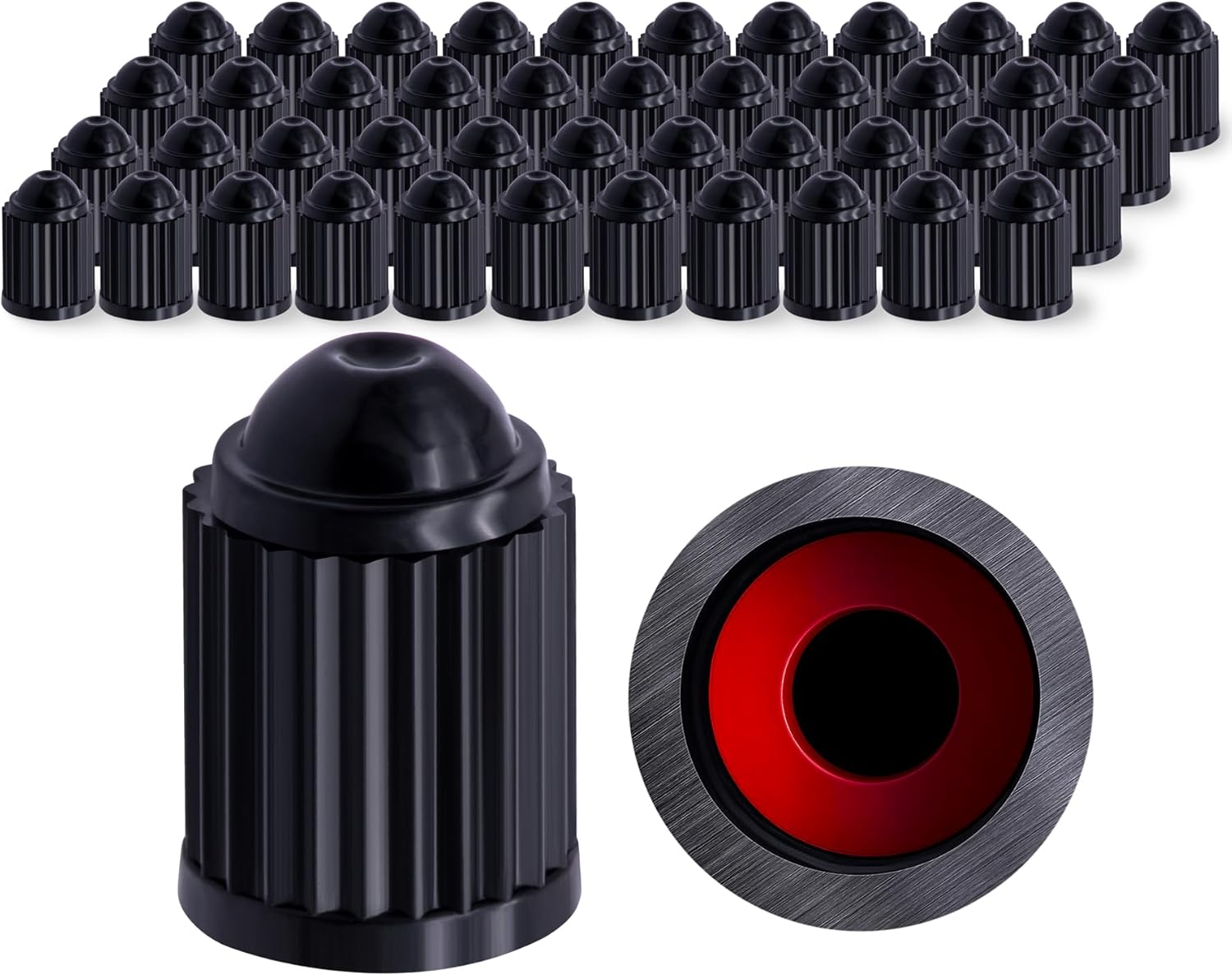 Amazon.com: MEAJOO 50PCS Tire Valve Stem Caps, The Upgraded Version ...