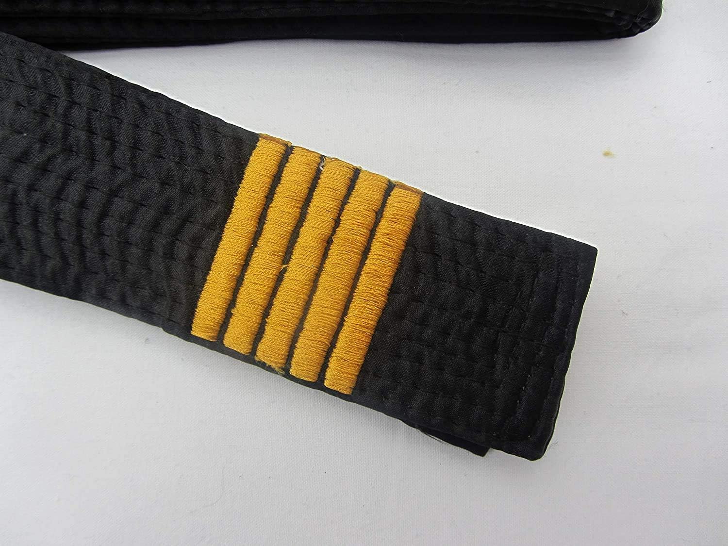 1-5 DAN GOLD Dan Bars KARATE Black Belt SATIN SHODAN to GODAN ad and ...