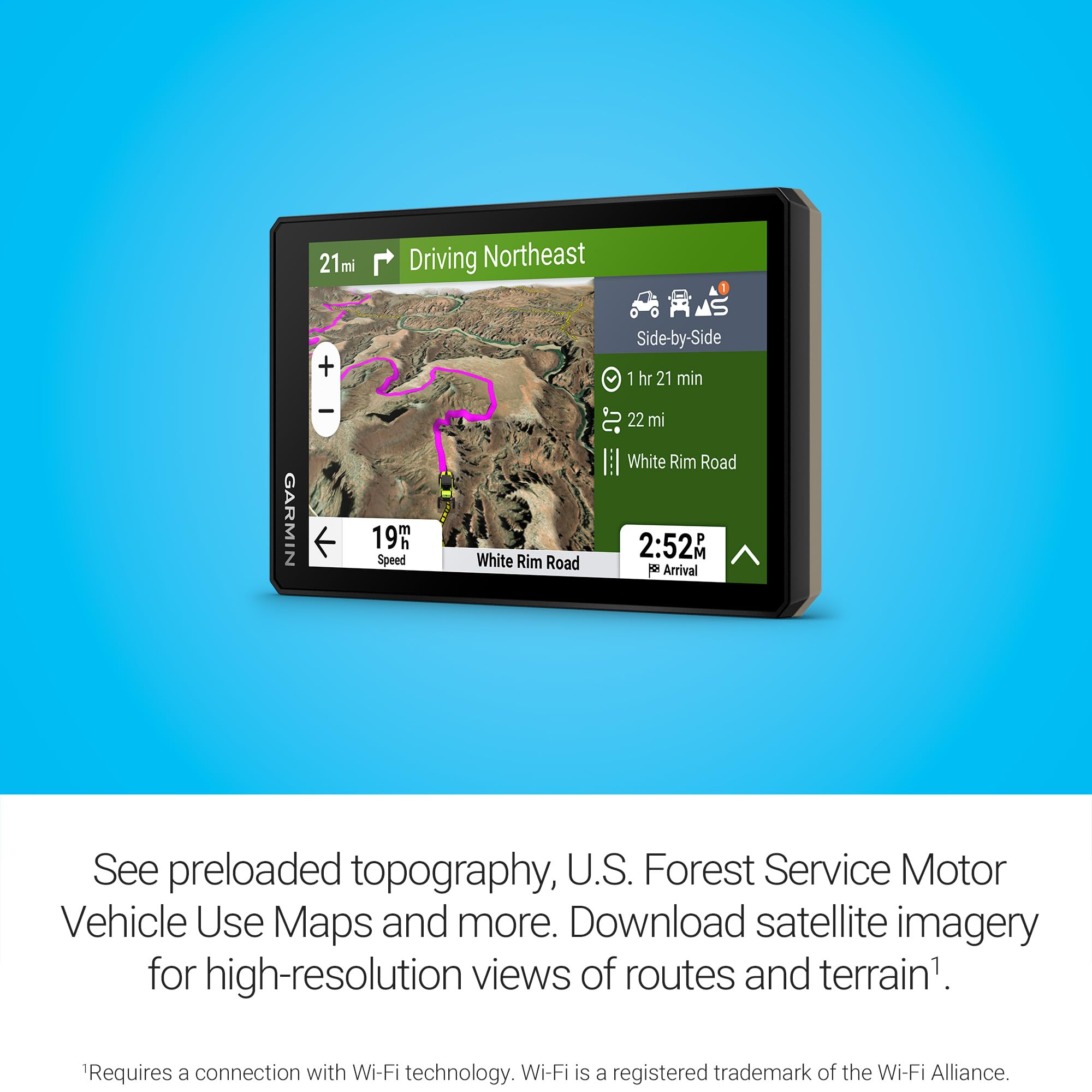 Snapklik.com : Garmin Tread 2, Powersport Navigator, 6" Glove-Friendly ...