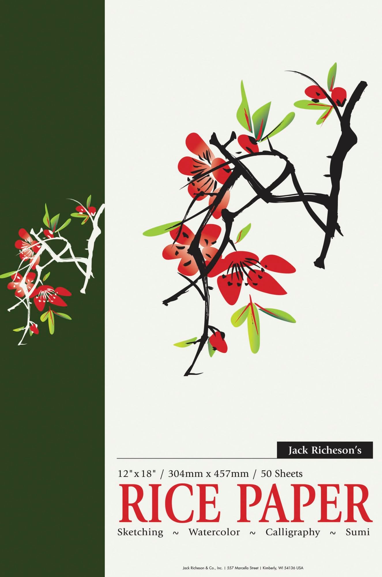 Amazon.com: Artway Chinese Sumi Rice Paper Pad - 48 Sheets - 9" x 12 ...