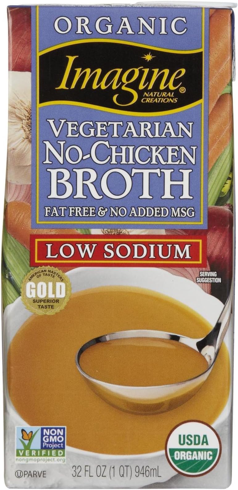 Amazon.com: Imagine Low Sodium Organic Vegetable Broth 32oz