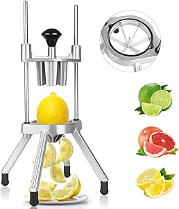 Amazon.com: DEPFALL Commercial Lemon Cutter Easy Wedger, Stainless ...