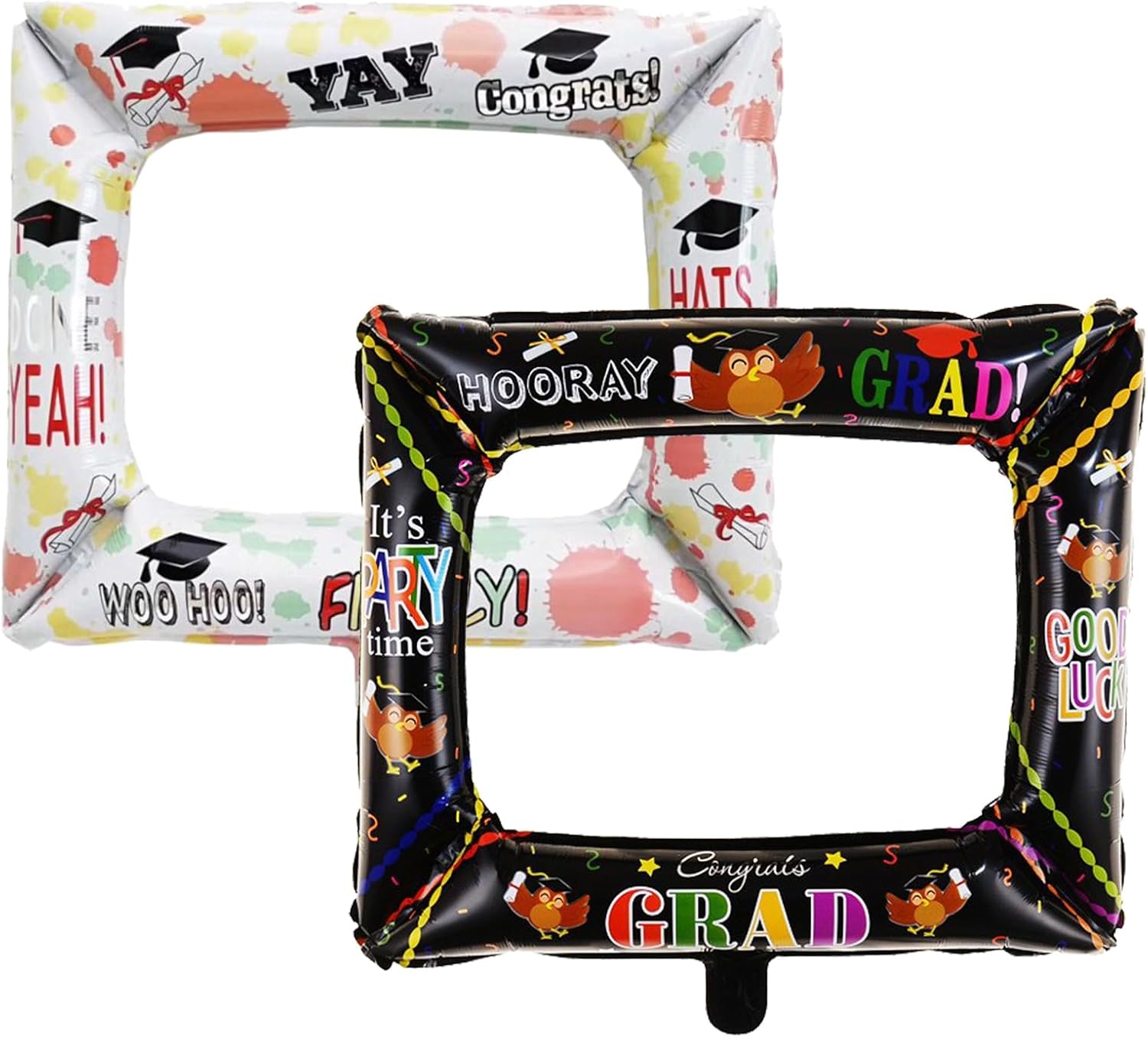 Amazon.com: 2Pcs Graduation Frame Balloons, Aluminum Foil Balloons for ...