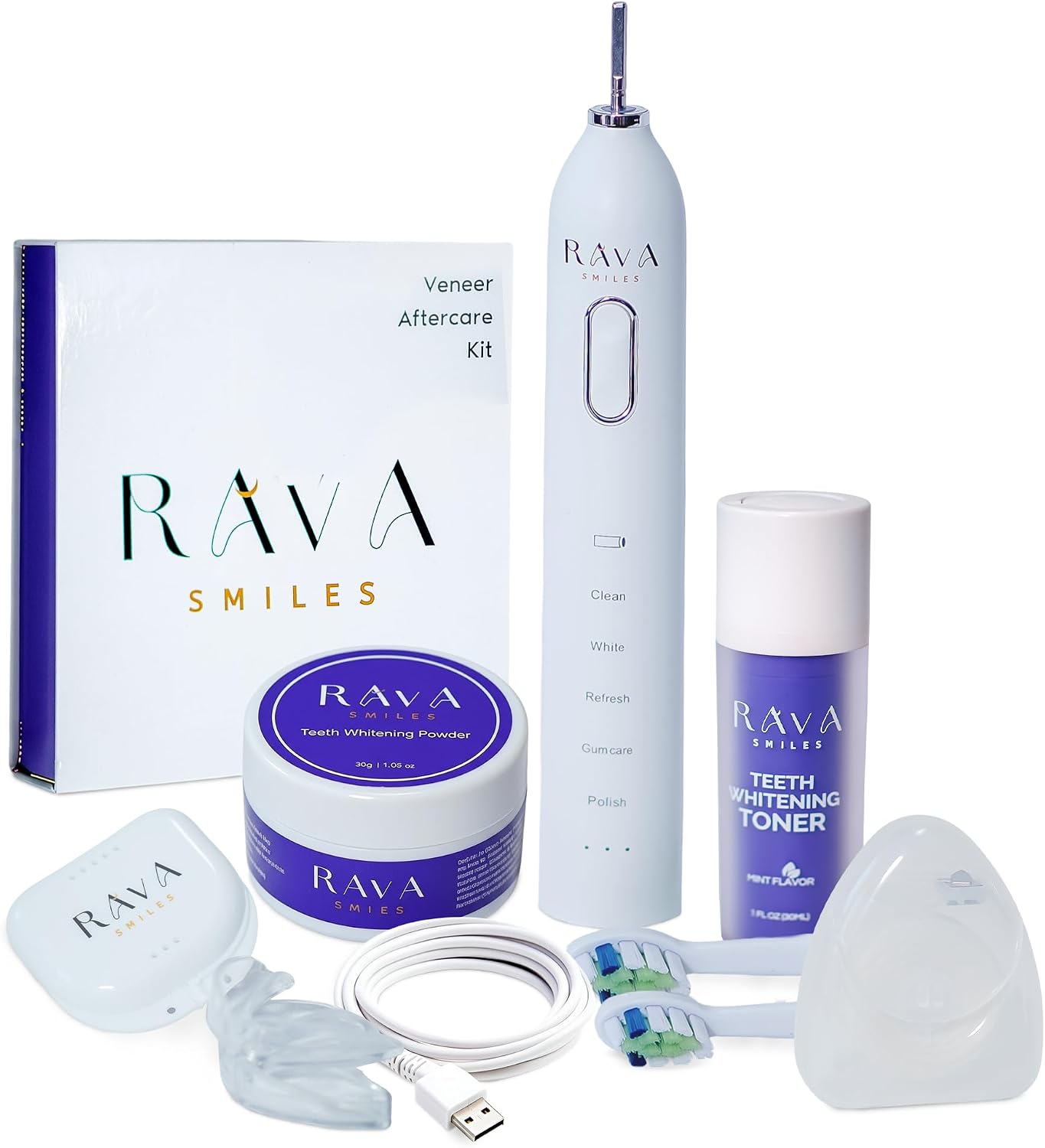 RAVA Smiles Veneer Aftercare Kit – 5-in-1 Aftercare Kit Suitable for ...