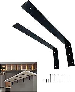 Amazon.com: 16” Countertop Support Brackets for Granite (2pcs) - Heavy ...