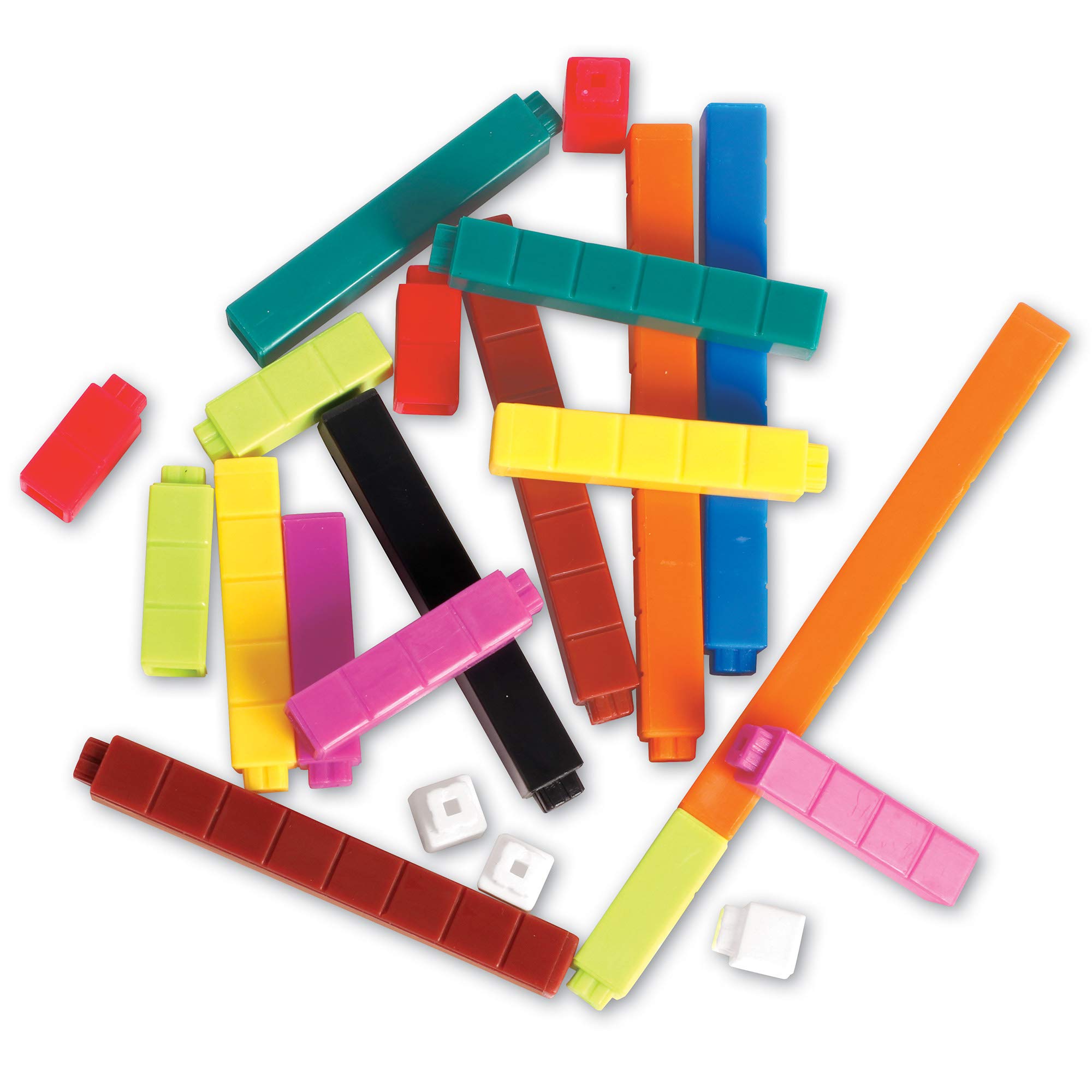 Learning Resources Cuisenaire Rods Plastic Connecting Classroom Set ...