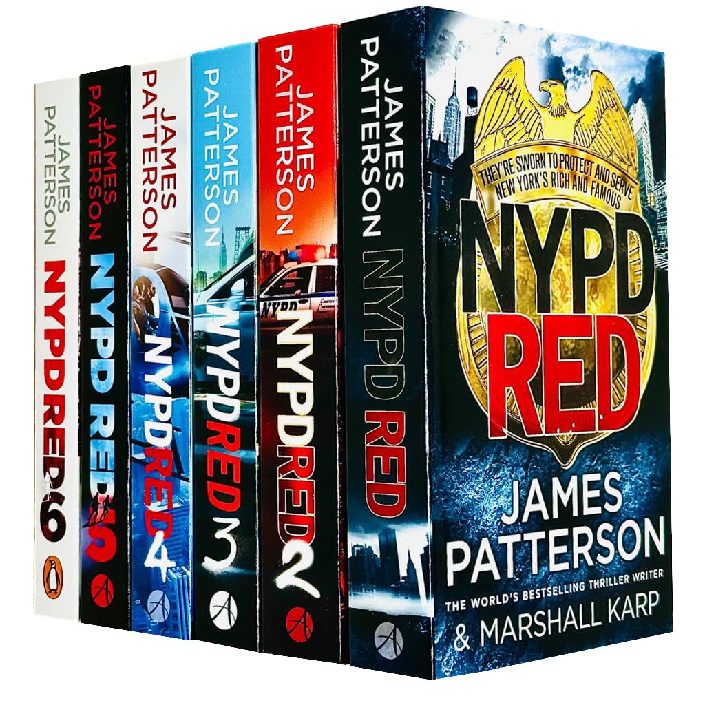 James Patterson NYPD Red Series Collection 1-6 Books Set : James ...