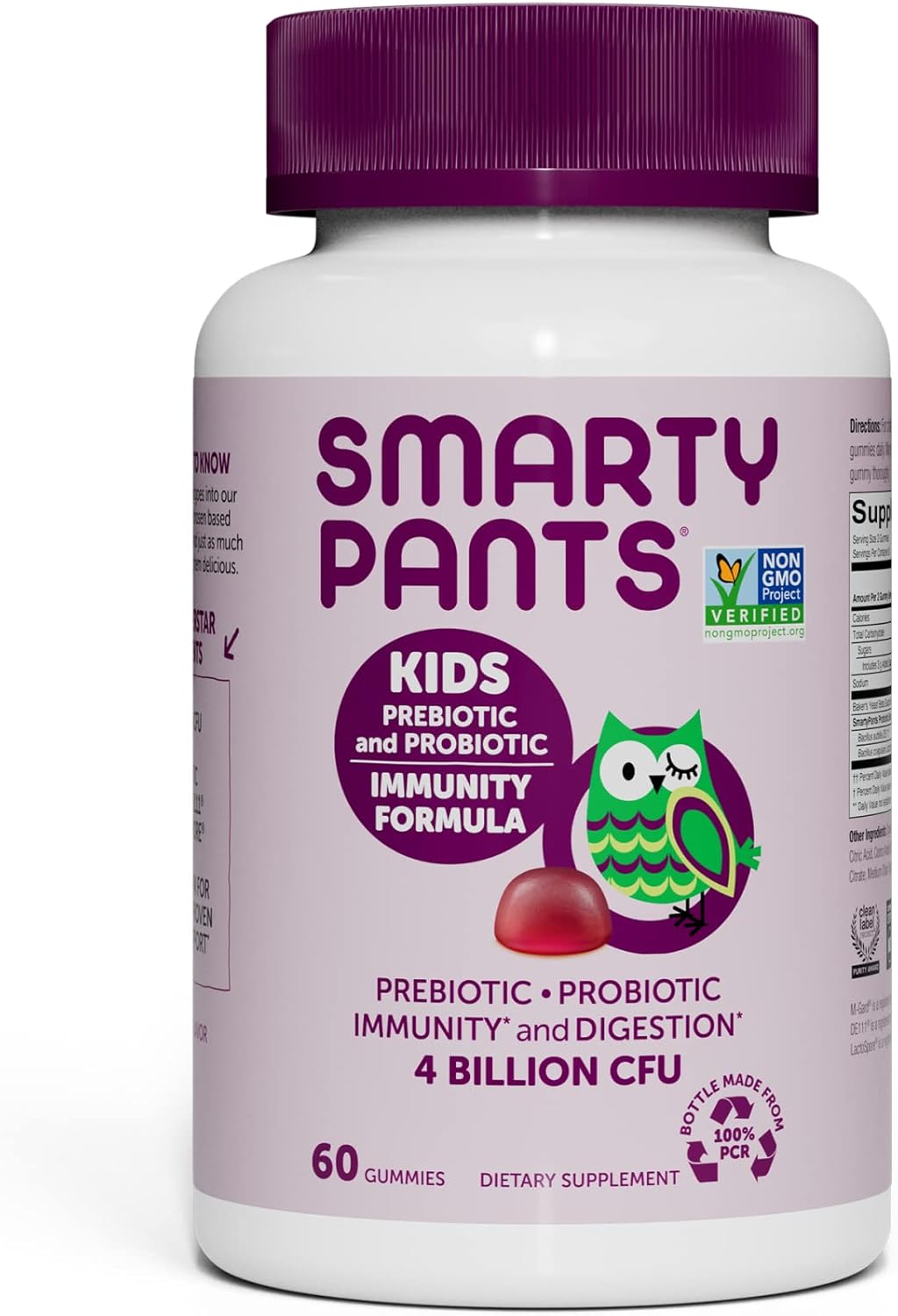 Amazon.com: smartypants Probiótico + Inmunidad prebióticos gominolas ...