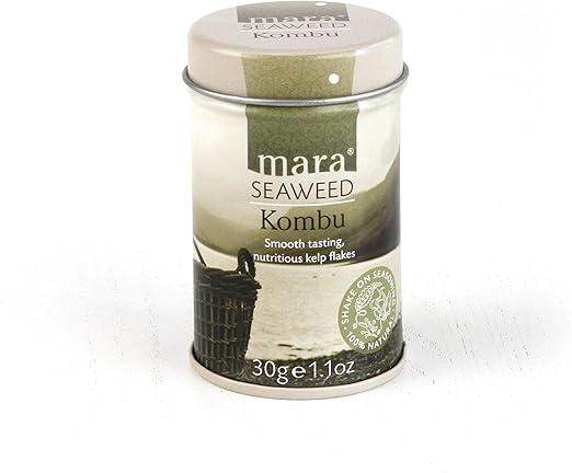Mara Seaweed Kombu Flakes Tin 30g : Amazon.co.uk: Grocery