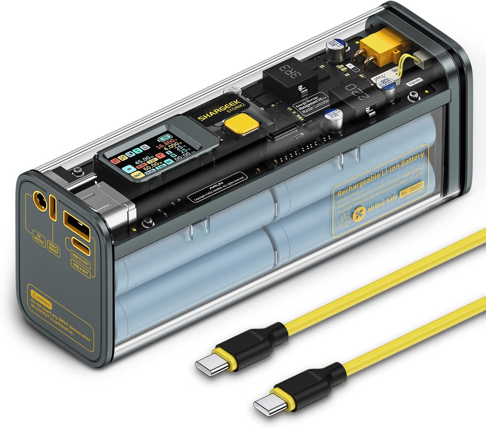 Amazon.com: AOHI 140W PD3.1 Laptop Power Bank 40000mAh Fast Charging ...