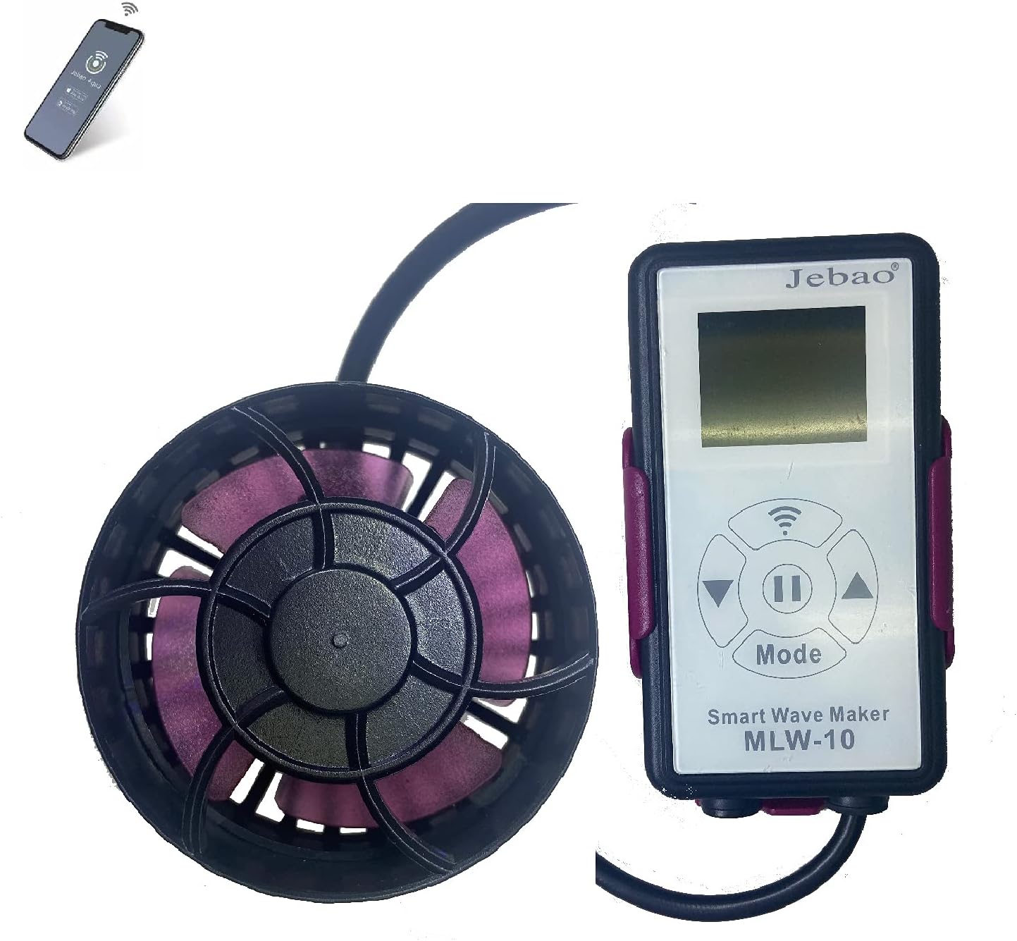 Amazon | MLWシリーズWi-Fi接続APP制御LCDディスプレイコントローラー強力で安定した正弦波プロセス調整可能な流量低ノイズ淡水 ...