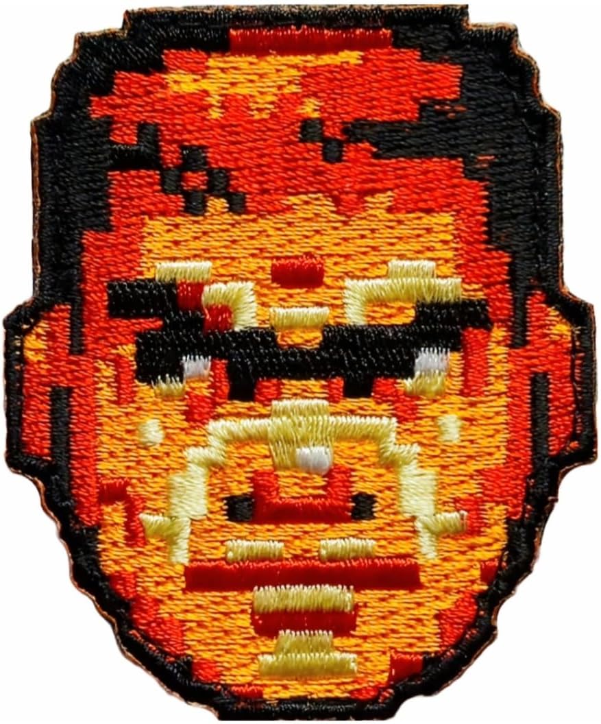 Amazon.com: Doom Guy Embroidered Morale Patch - Hook Fastener Backing 2 ...