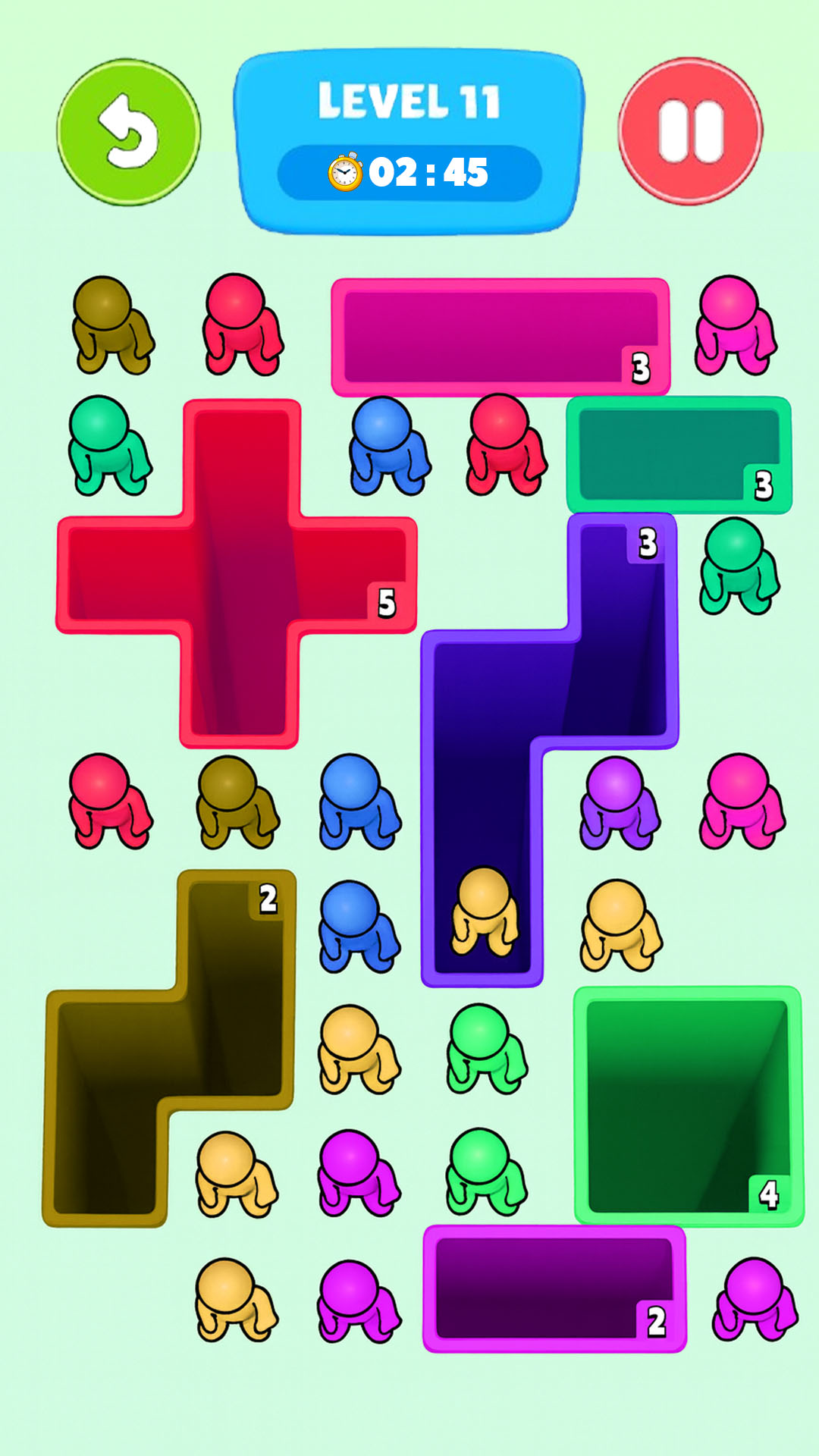 People Drop 3D: Stickman Fall Puzzle & Chaos People Out Simulator ...