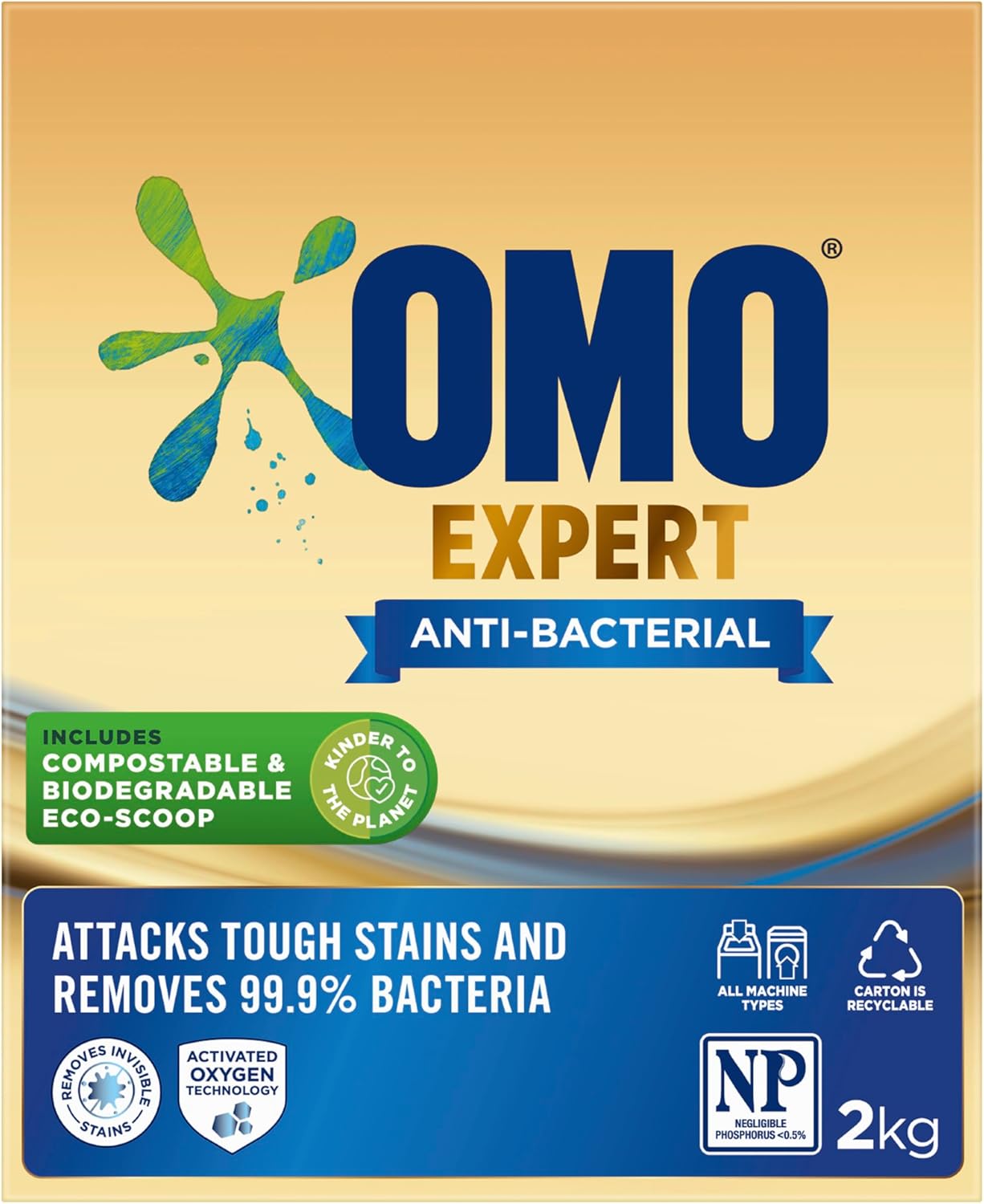 OMO Laundry Powder Expert Anti Bacterial 2 KG : Amazon.com.au: Health ...